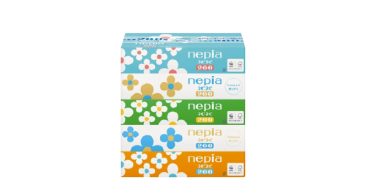 Салфетки бумажные 2-слойные "Nepinepi Tissue"